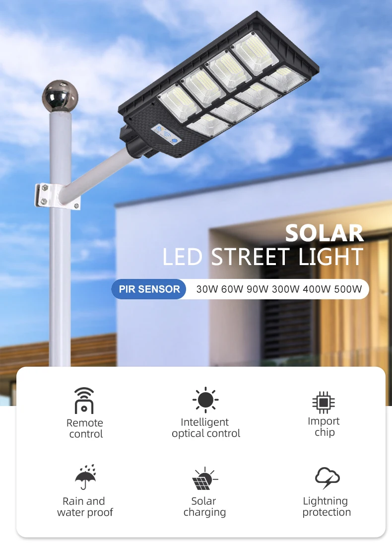 All In One Integrated Brightness Ip65 Waterproof 30w/60w/90w Remote ...