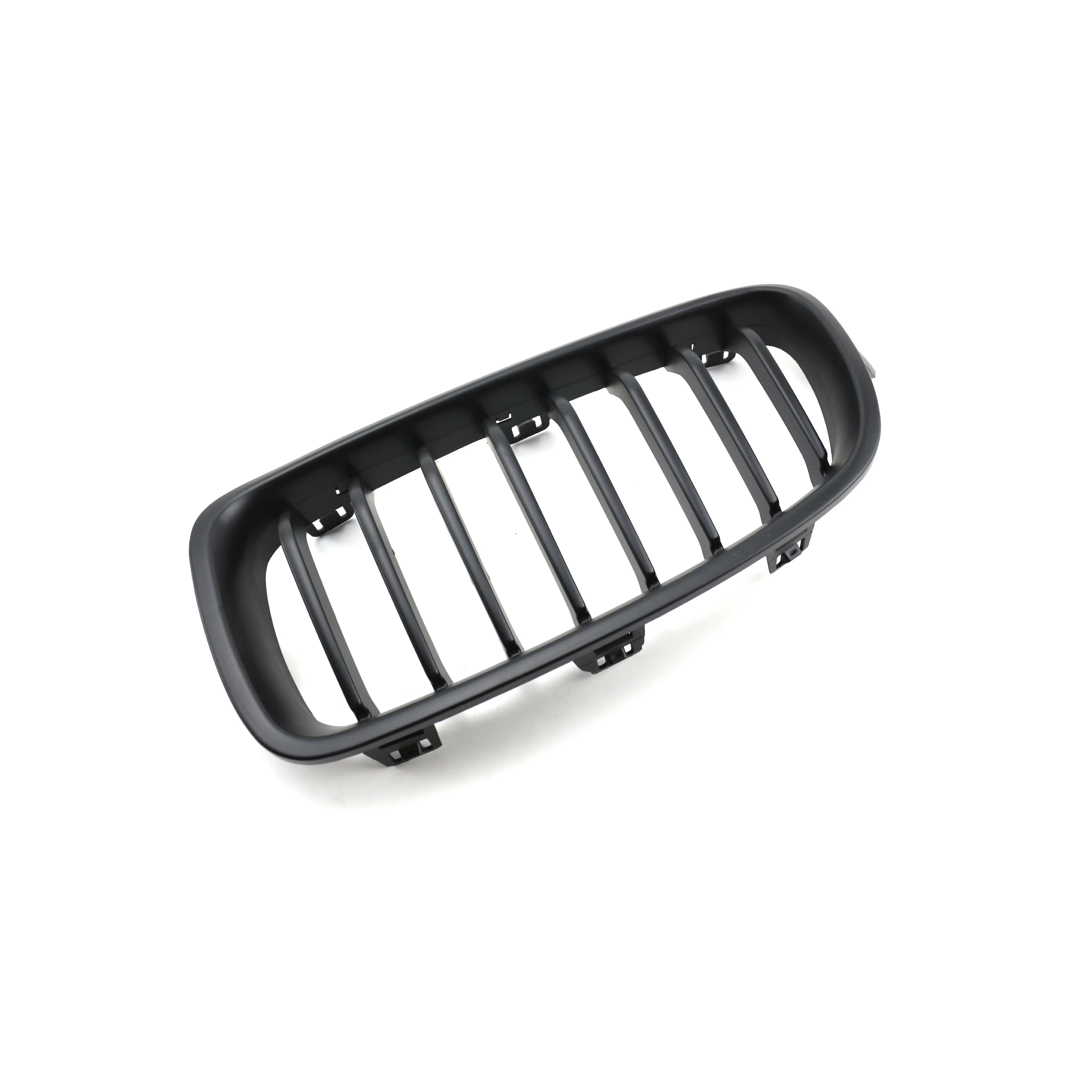 Car Body Accessories Grille Single Slat Line Matt Black Replacement ...