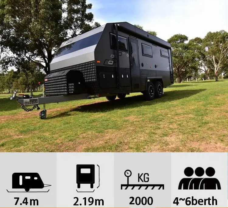 Offroad Toy Hauler Caravan - Durable & Versatile Trailer