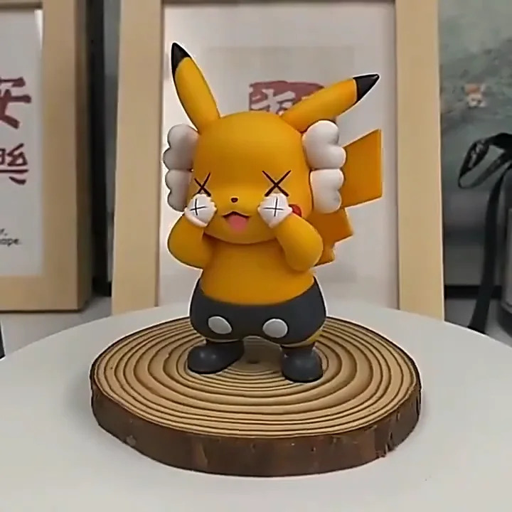 Pokem-on Anime Cartoon Classic Xx Eye Co-signed Pika-chu Figure Figure ...