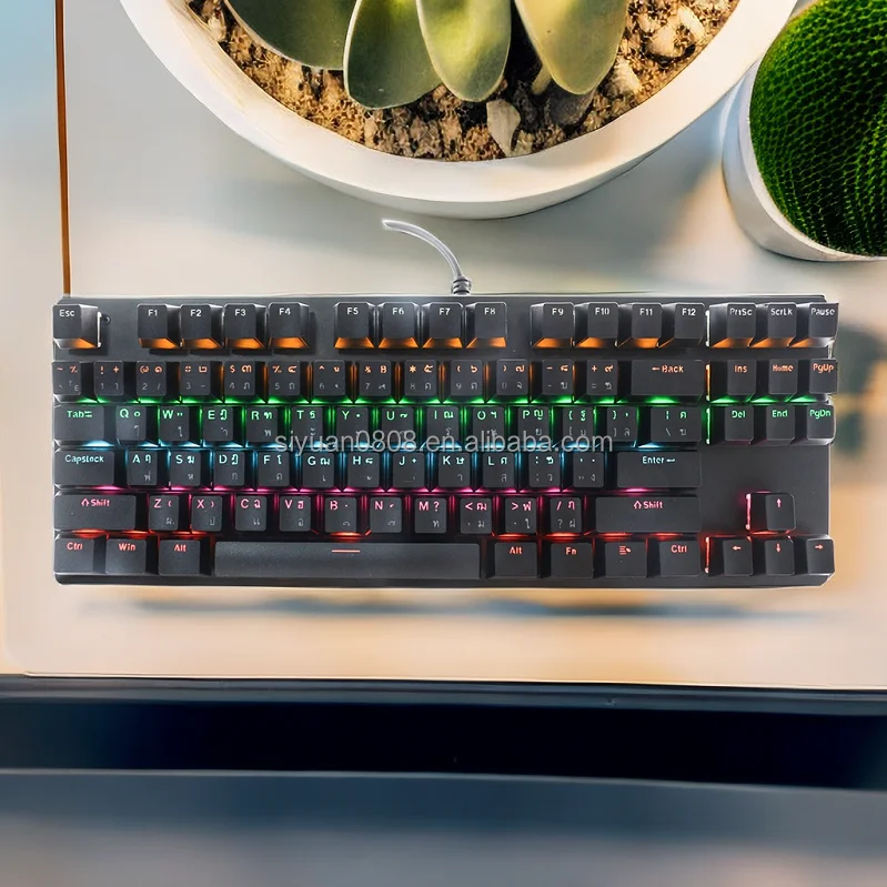Thai mechanical keyboard customs global language 61 64 68 87 98 104 108 ...