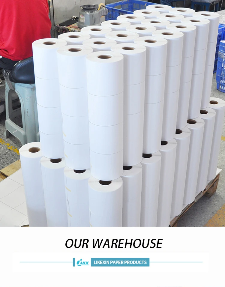 Supports Custom Size Thermal Label Large Jumbo Roll Self-adhesive ...