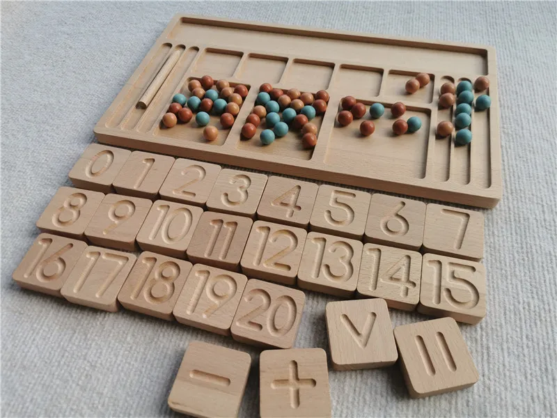 Educational Board Bricks - Digital Addition & Subtraction