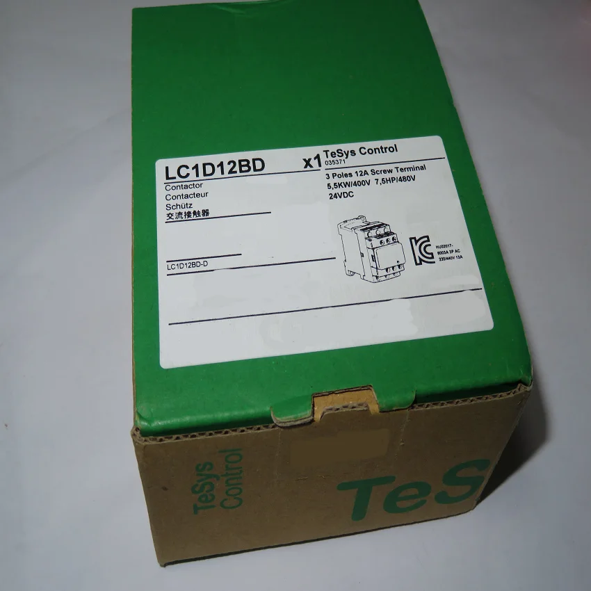 Lc1d12bd Contactors Best Quality Electric Contactor 3 Poles 12a Dc ...