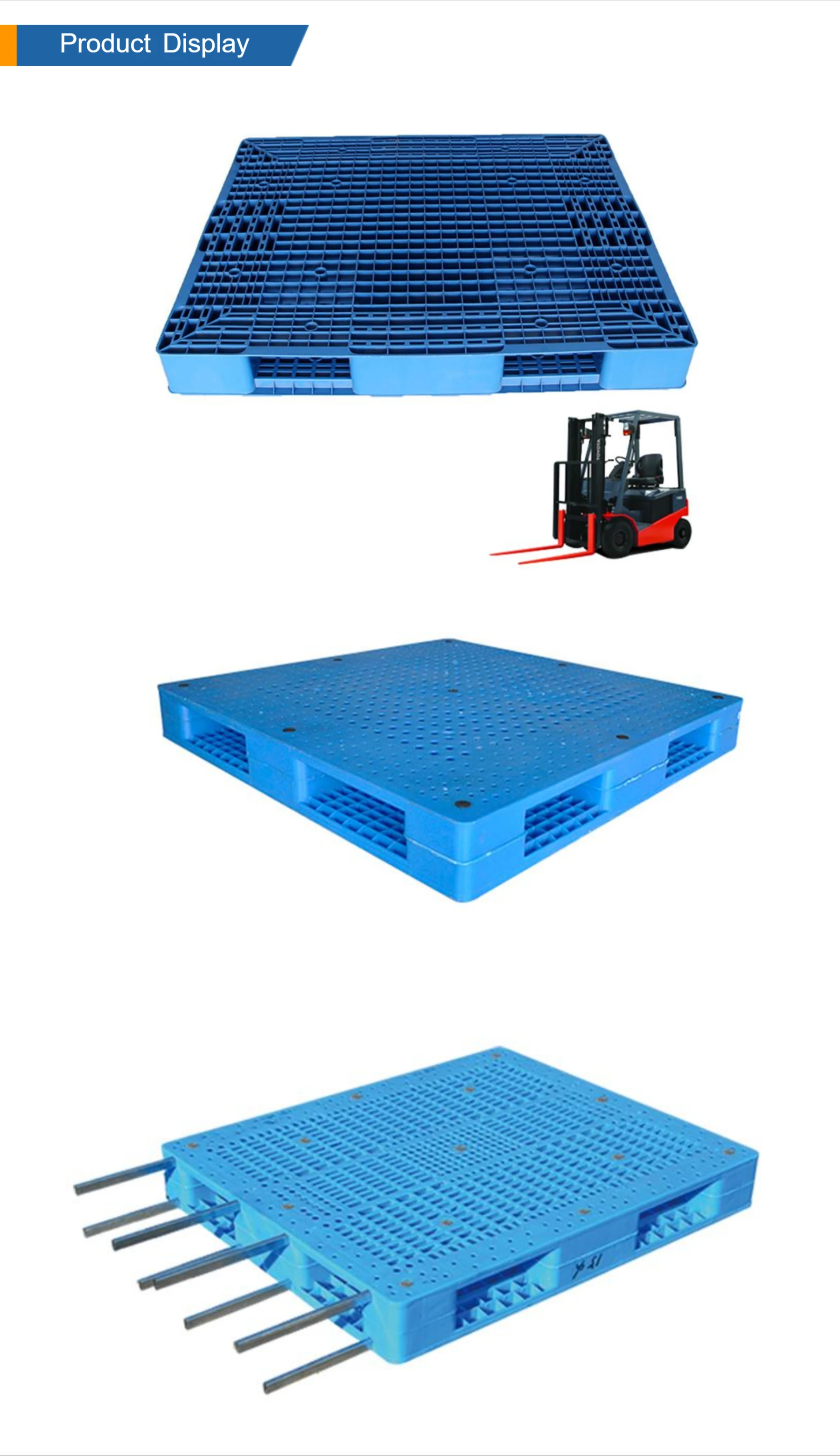 China Supplier Thermoforing Plastic Durable Hdpe Large Plastic Pallet ...