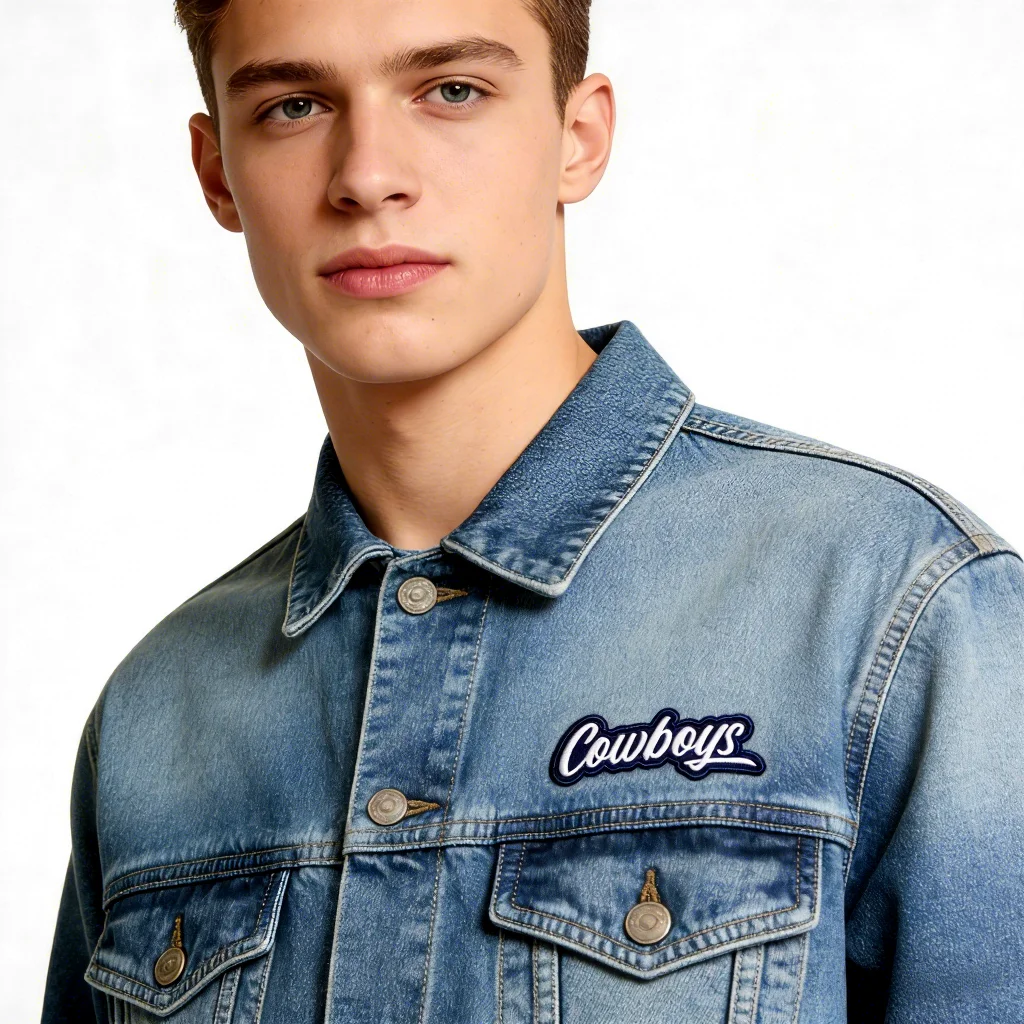 Custom Iron-on Letter Embroidery Patches for Hats and Denim Jackets ...