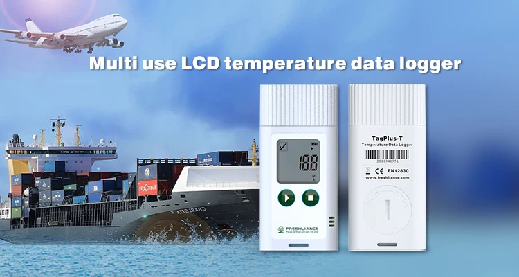 USB Temperature Data Logger with Wide Display and Automatic Generation ...