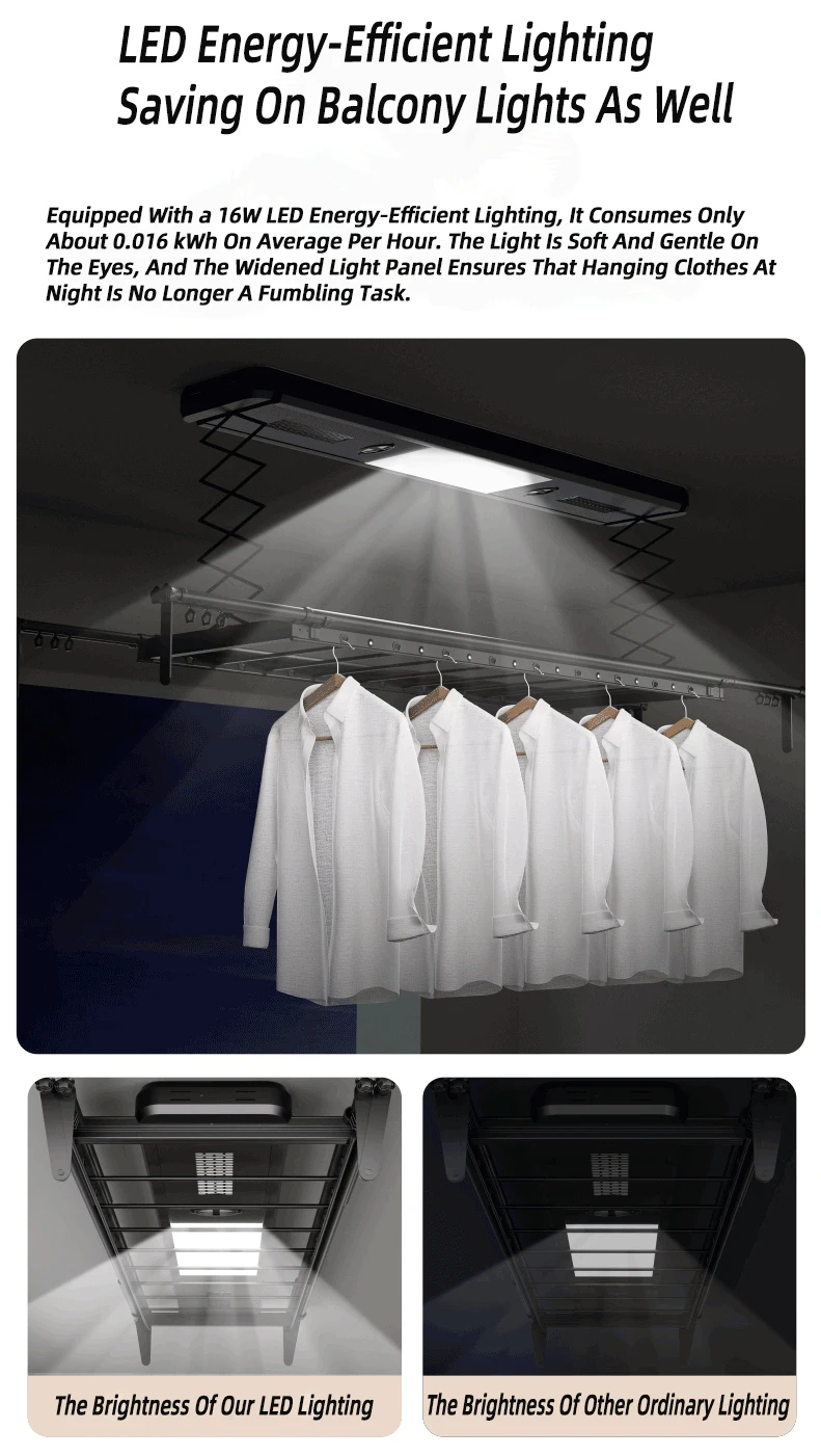 Electric Hanger - Intelligent Remote Control Drying Pole
