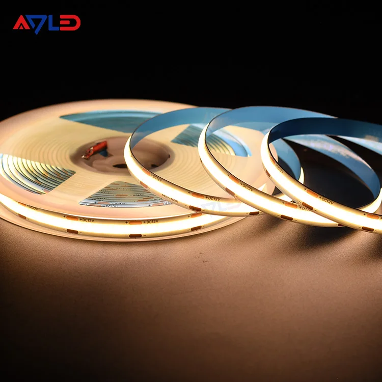 Cob Led Strip Lights 12v 24v 5m 480leds/m High Density Flexible Led ...