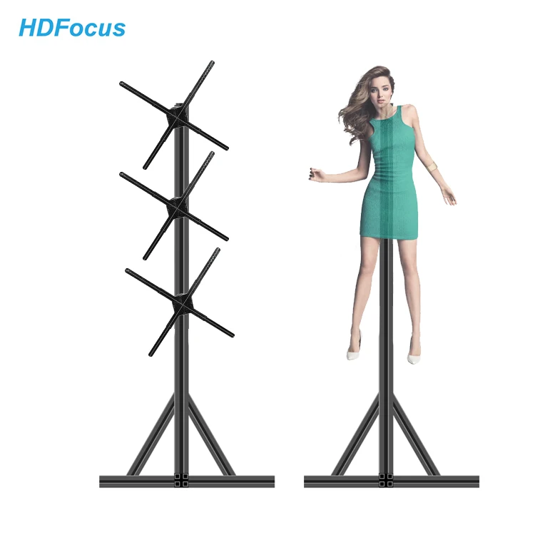Hdfocus Ventiladores Holograficos 3d Led Fan Hologram Advertising Holographic Display Hologram ...