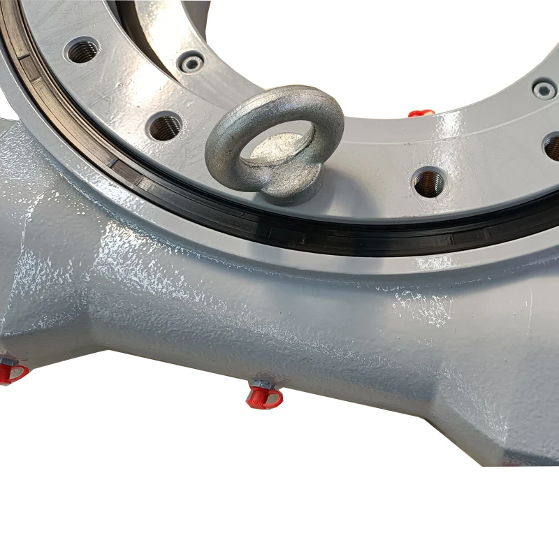 Large Torque Dual Axis Slew Drive with Hydraulic Motor