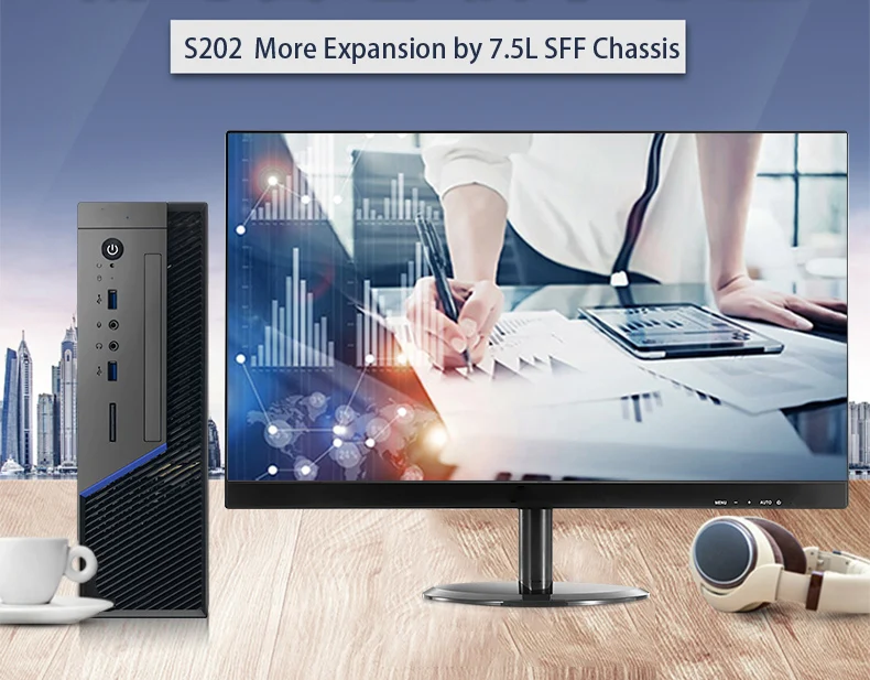 7.5L Mini ITX Computer Case - TFX Power Supply & Tool-less