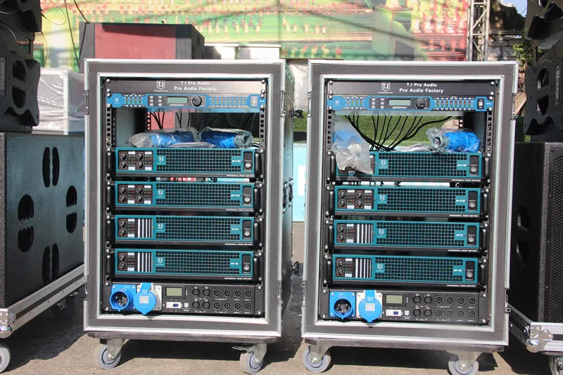 T.I Audio AP Series 800W Powered Amplifier - 4 Channel Pro Sound