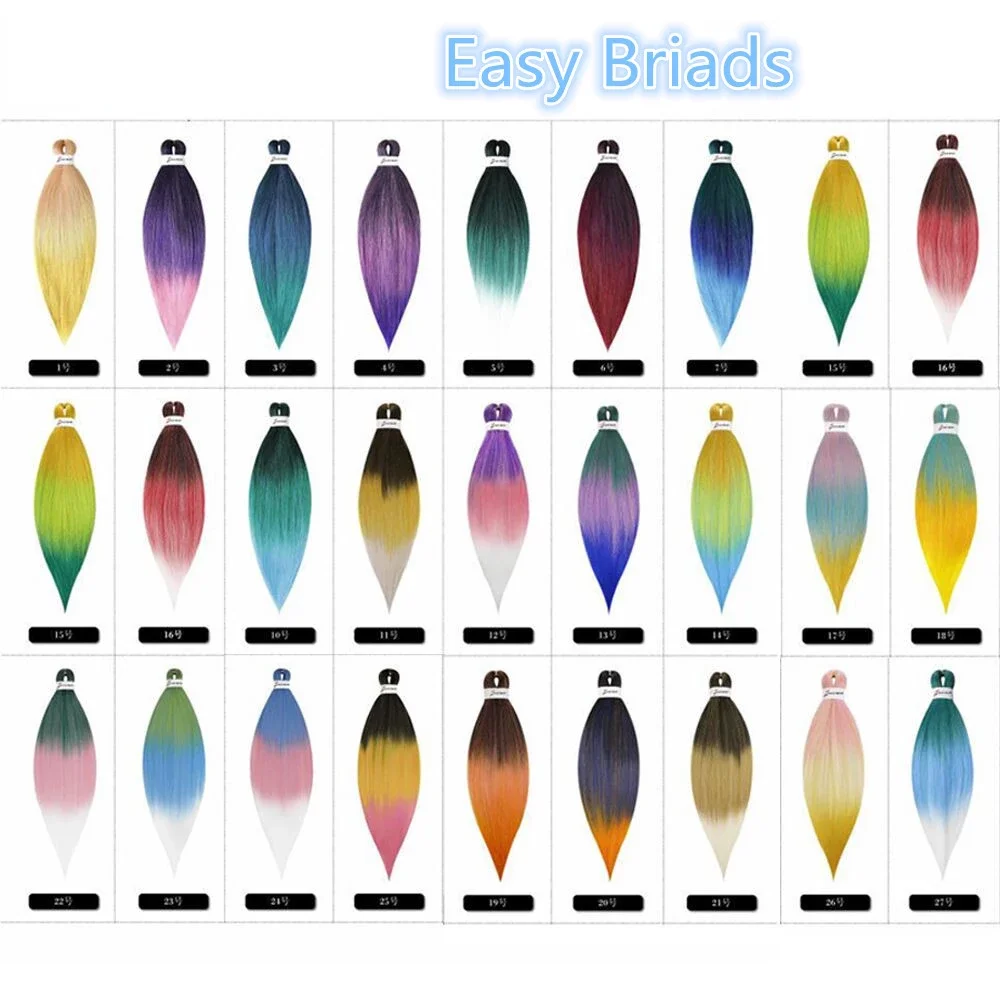 Wholesale Prestreched Box Crochet Hair Attachment For Natural Ombre ...