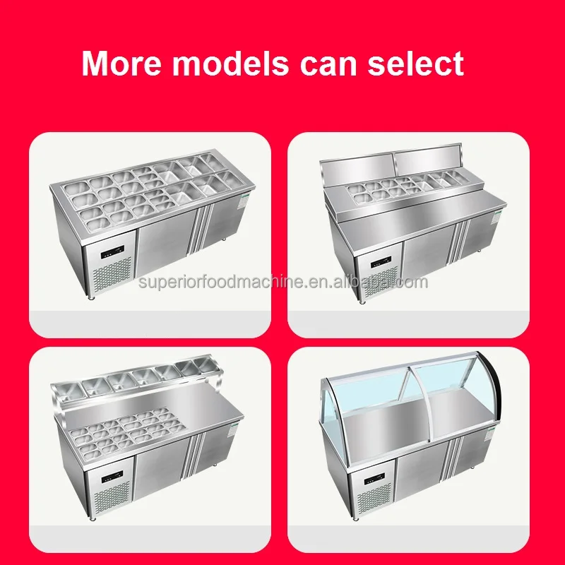 New Subway Sandwich Prep Table Refrigerated / Pizza Prep Table ...