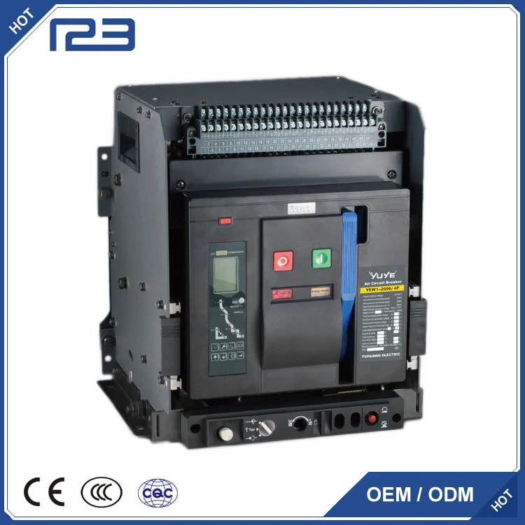 3200a 3600a 4000 Amp 3p 4p Low Voltage Dw45 Intelligent Conventional Air Circuit Breaker For ...