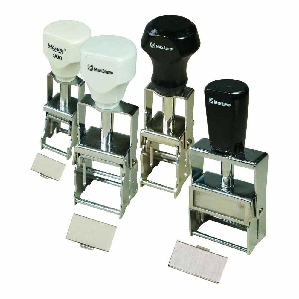 Metal Holder case Blank Self Inking Stamp Rubber for Custom Office ...