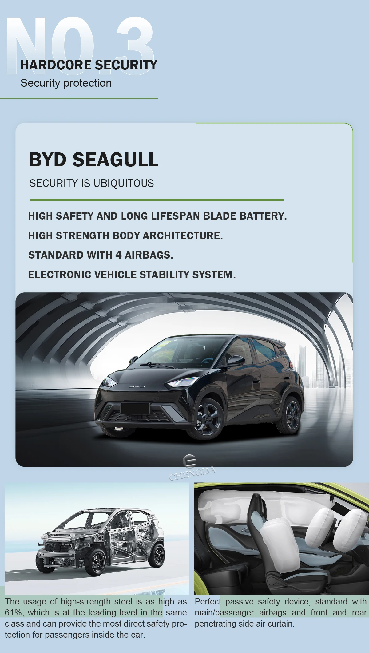 BYD Seagull 2025 405KM Flying Edition| Alibaba.com