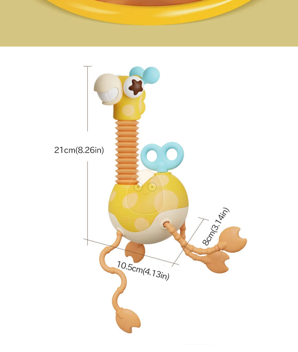 Infants Toddlers Giraffe Montessori Fine Motor Skills Pull String ...