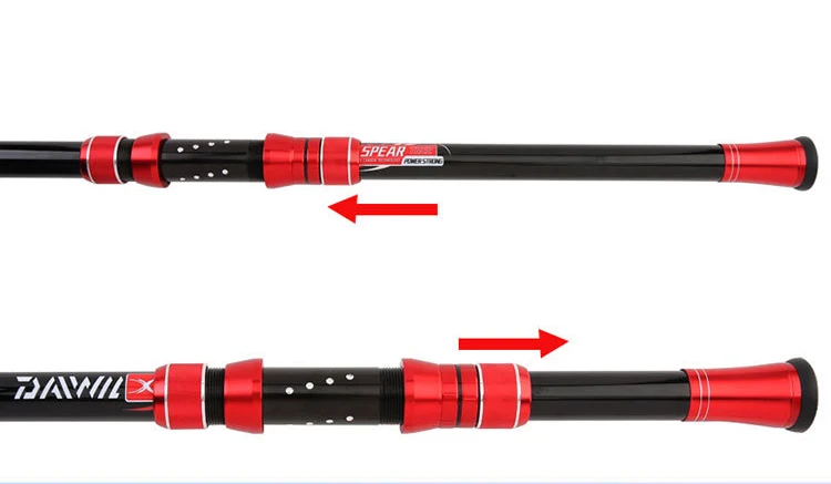 2.1m-4.5m Long Distance Throw Surf Fishing Rod Telescopic Fishing Rod ...