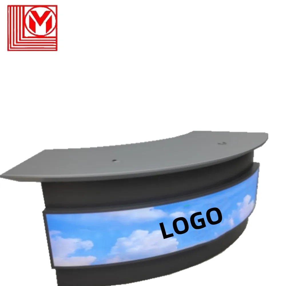 Customized Host Studio Broadcast Desk - News Interview Console