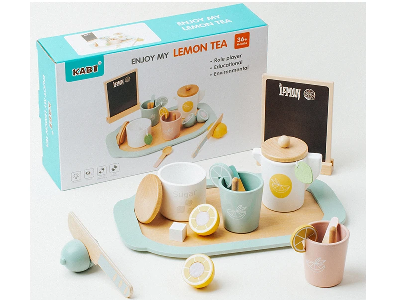 Education Toy Kitchen Accessories Role Play Kitchen Toys Wooden ...