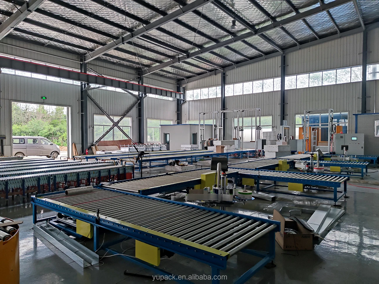 Automatic Warehouse Gravity Roller Table Conveyor Systems
