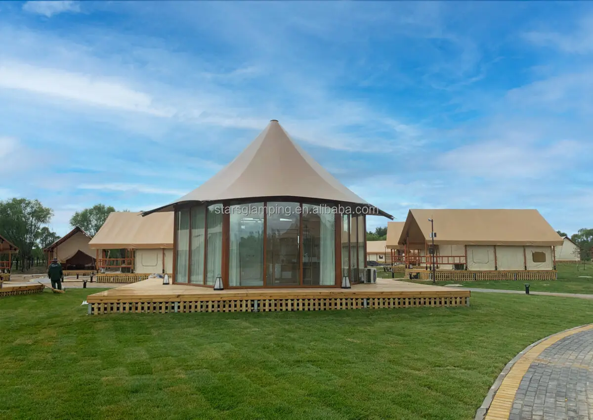 Hexagon - Luxury Tent Hotel Resorts Glamping Tente for Sale| Alibaba.com