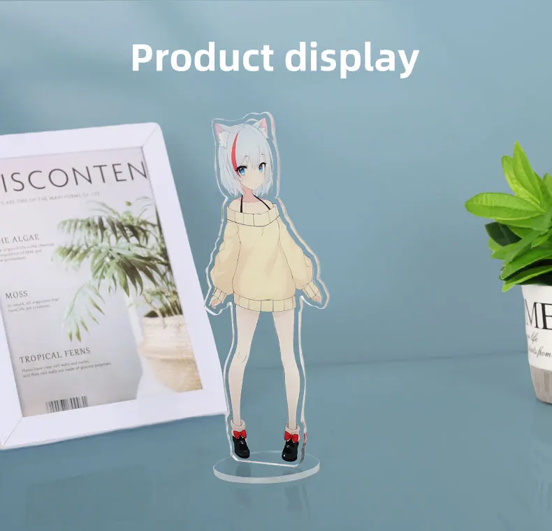 Custom Double Sided Translucent Standee Charm Acrylic Anime Stands for ...