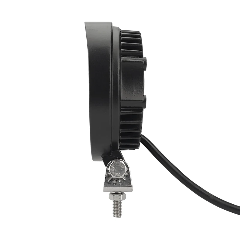 24W 12V 24V DC Round LED Work Light Universal Style Suitable for Car ...