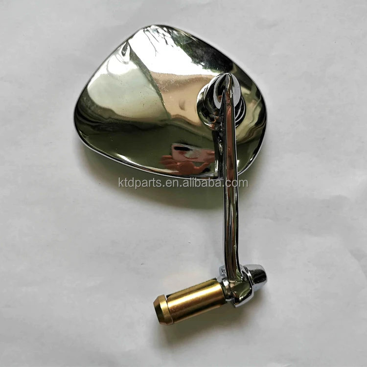 KTD Scooter Motorcycle SIMSON KR51 SR4 Chrome Left Side Rearview Rear ...