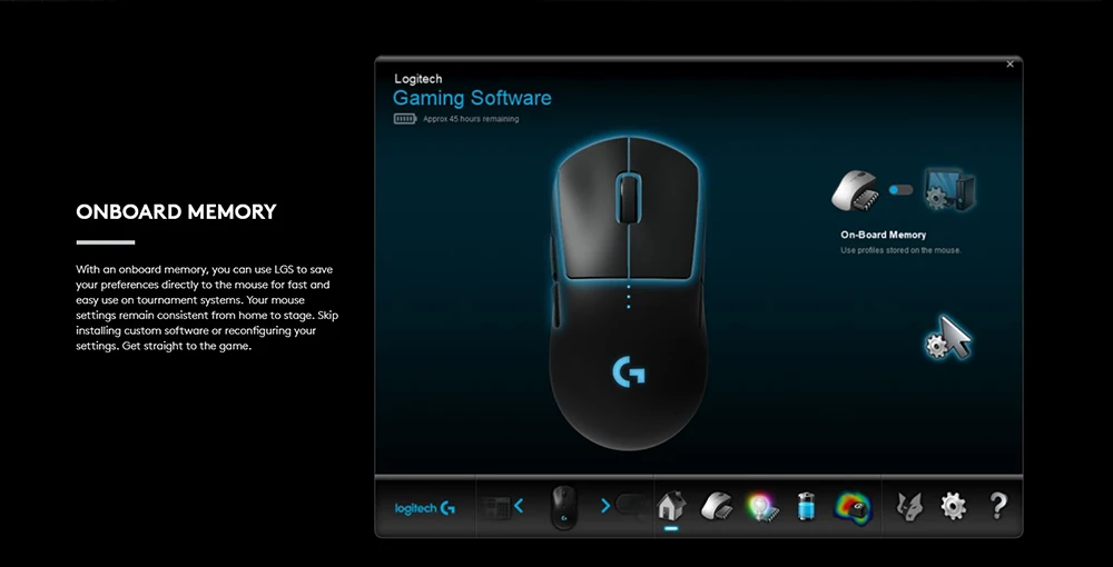 Logitech G PRO HERO Wireless Gaming Mouse - 16000 DPI RGB Dual Mode ...