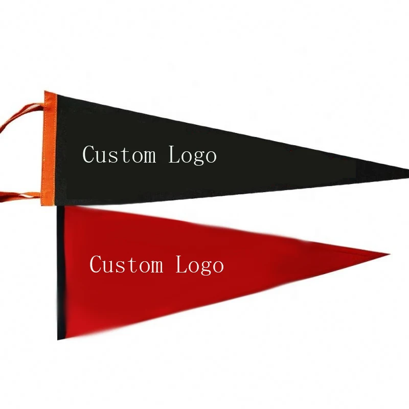 Custom OEM Logo Printed Flag Pennants - Felt School Pennant