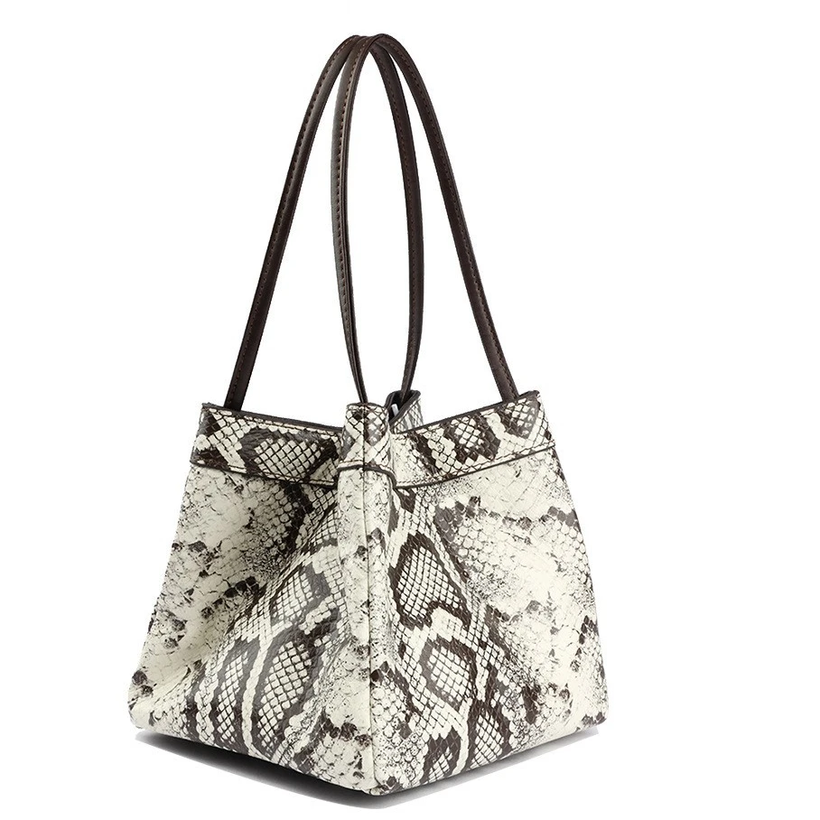 Luxury Snake Print Or Lizard Print Handbag For Women Fashion High ...