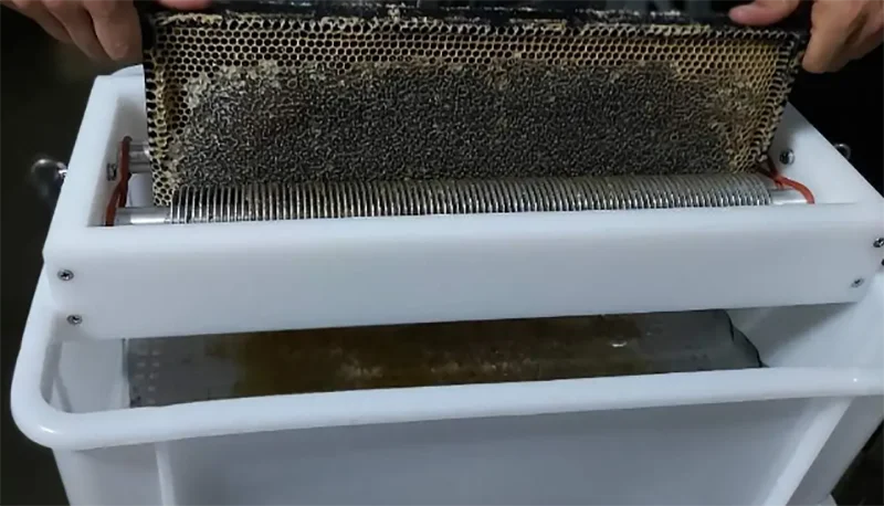 Beekeeping Tool Double Roller Slit Honey Uncapper Harmony Frame ...