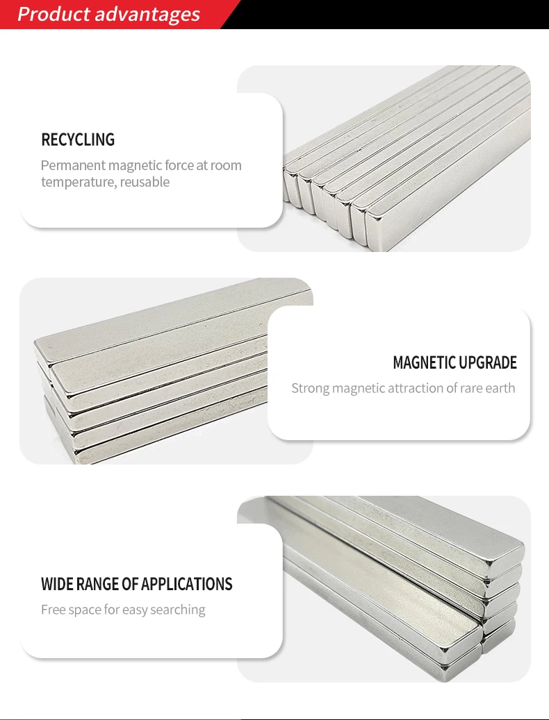 Wholesale Rectangular Magnet Diameter 10x5x2 Square Magnetic Block ...