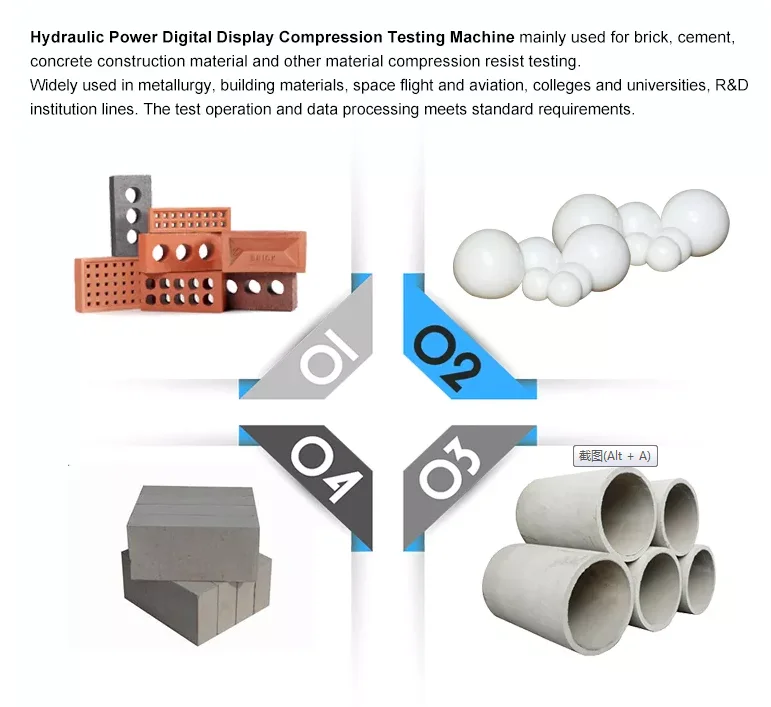 Digital Micro Concrete Compression Testing Machine 2000KN Capacity ...