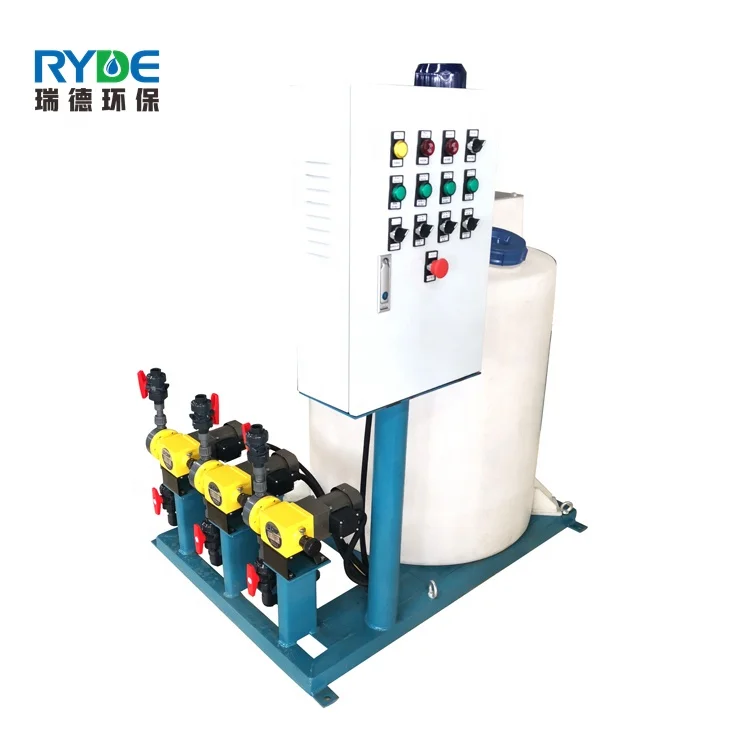 Manual Polymer Chemical Dosing Tank System For Waste Water Treatment ...