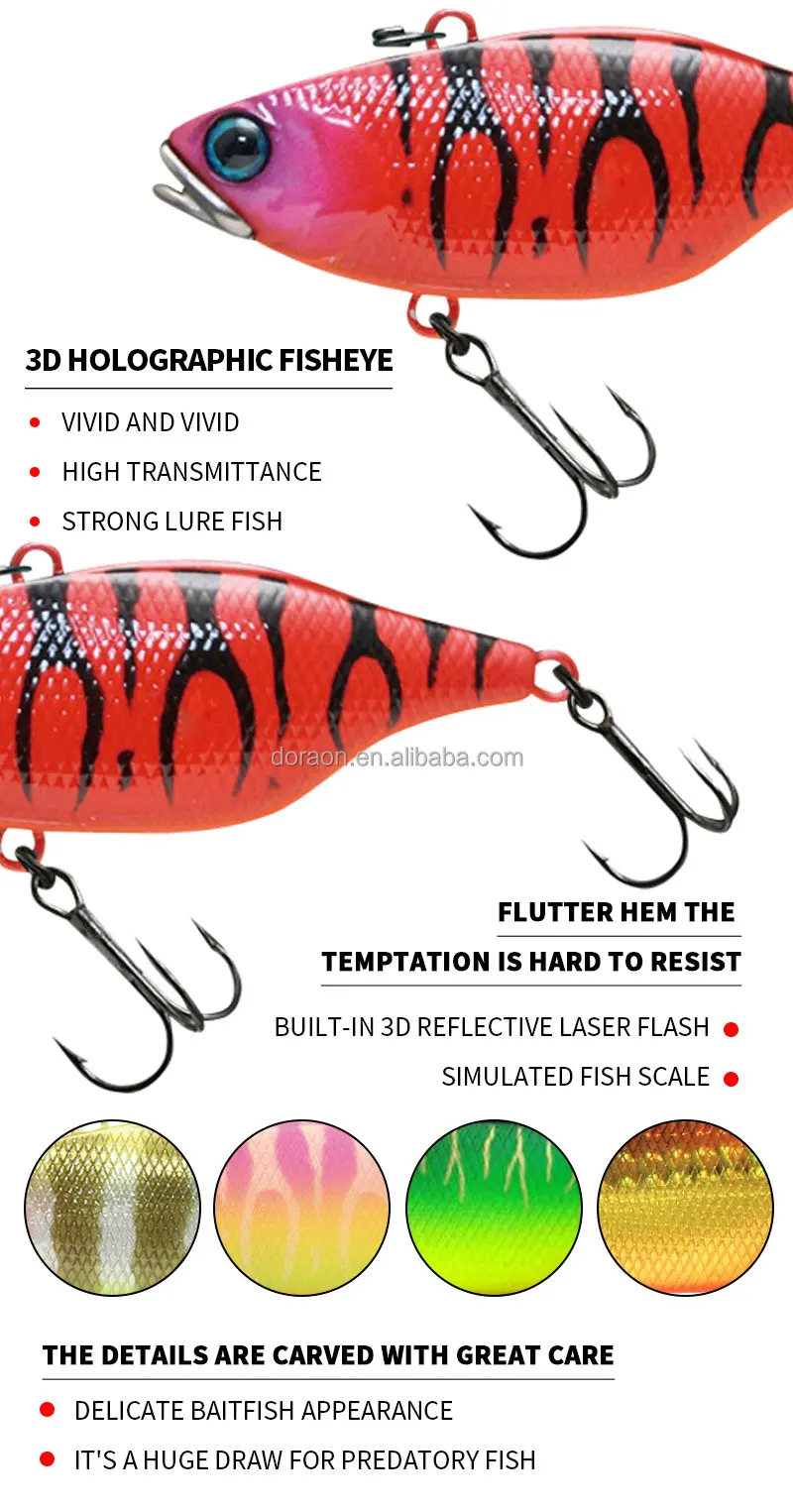 New Fishing Vibration 60mm 11.6g - Deep Sea Lures