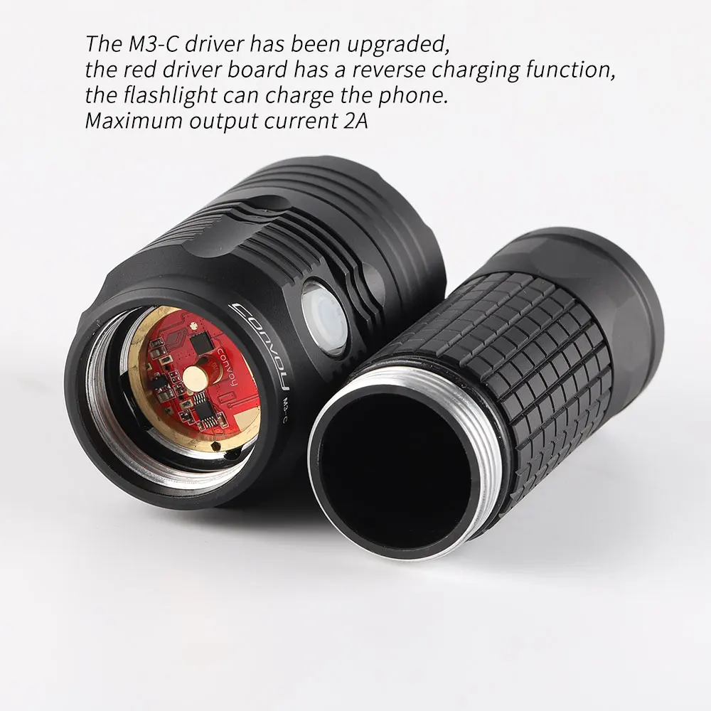 Convoy M3-C Flashlight - Bright, Reliable, and Durable