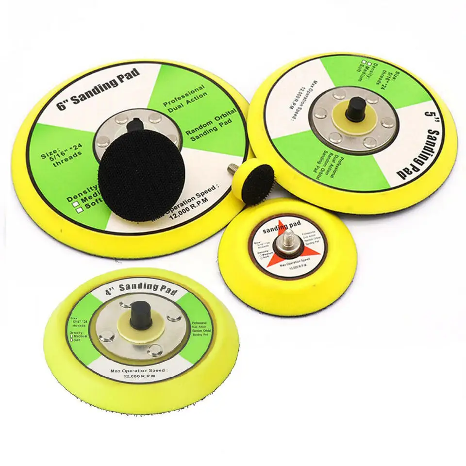 150mm 6 Inch Sander Backing Backer Pad Thread Abrasive Plate Backing ...