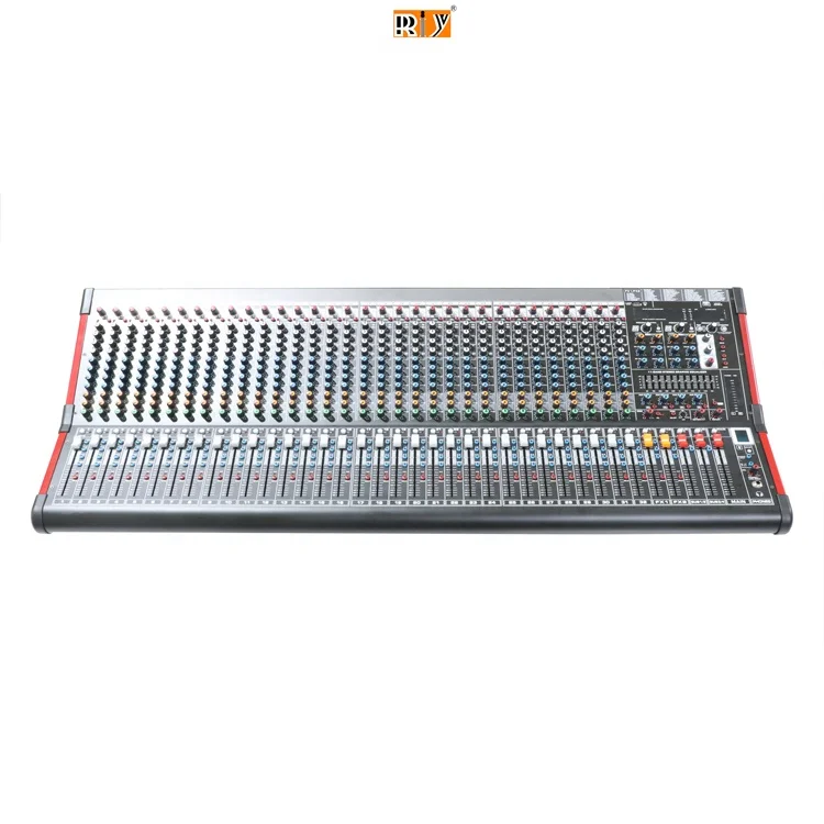 KS32 32 Channel Professional Audio Mixer with 48V Phantom Power Support