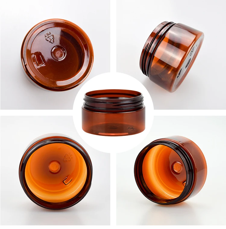 Wide Mouth Food Container 20g 30g 50g 100g 120g 150g 500g 1000g Pet Plastic Cosmetic Cream Jar ...