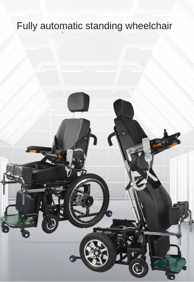 Ajustable Power Stand Up Reclining Wheelchair Heavy Duty Motorized ...