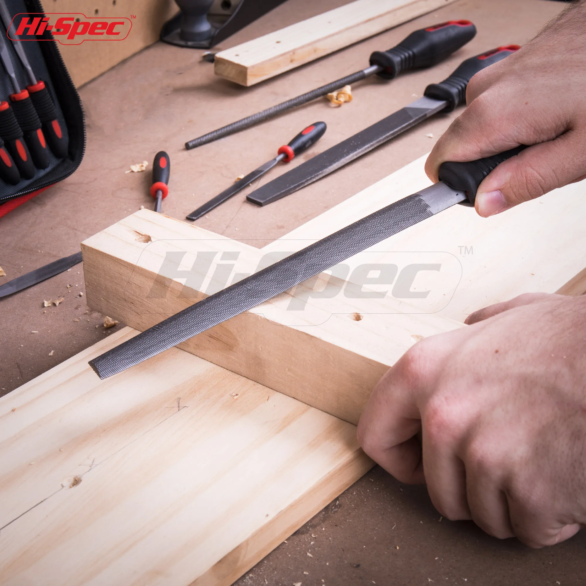 16pc Metal Hand & Needle Files Tool Set Kit. Large & Small Flat,Half ...