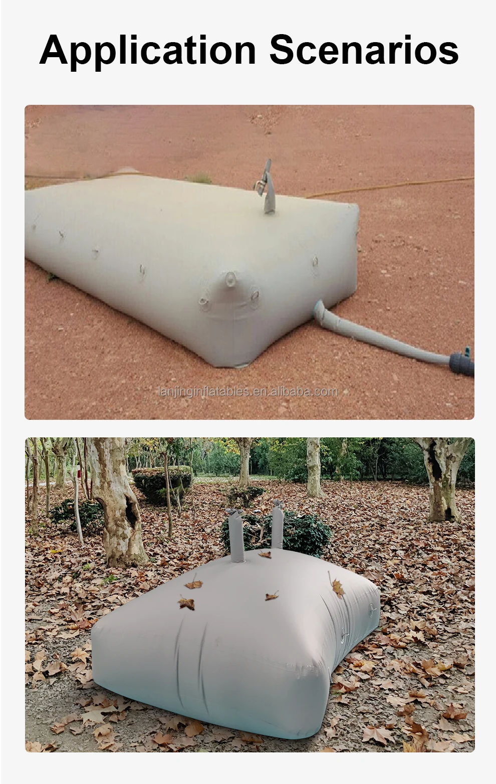 Factory 100-10000l Pvc Water Storage Tank Collapsible Water Bladder ...
