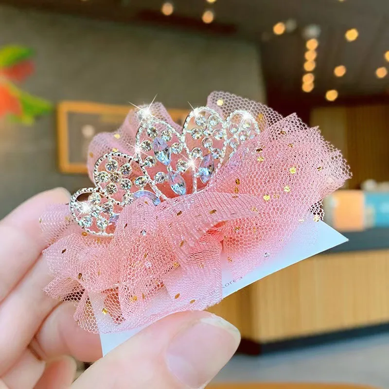 Children Crown Hairpin Headdress Baby Princess Crown Fairy Water ...