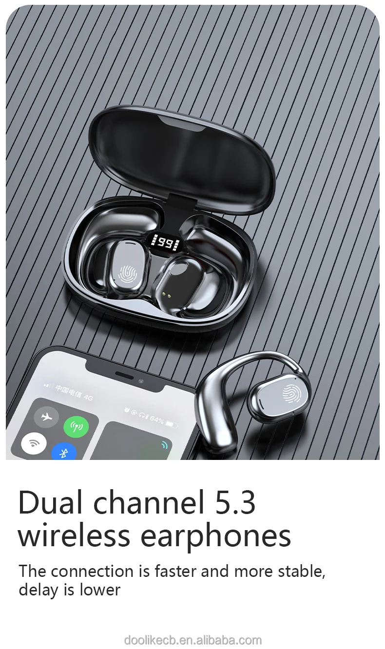 2024 OEM GT280 Wireless Bone Conduction Earphones - True TWS