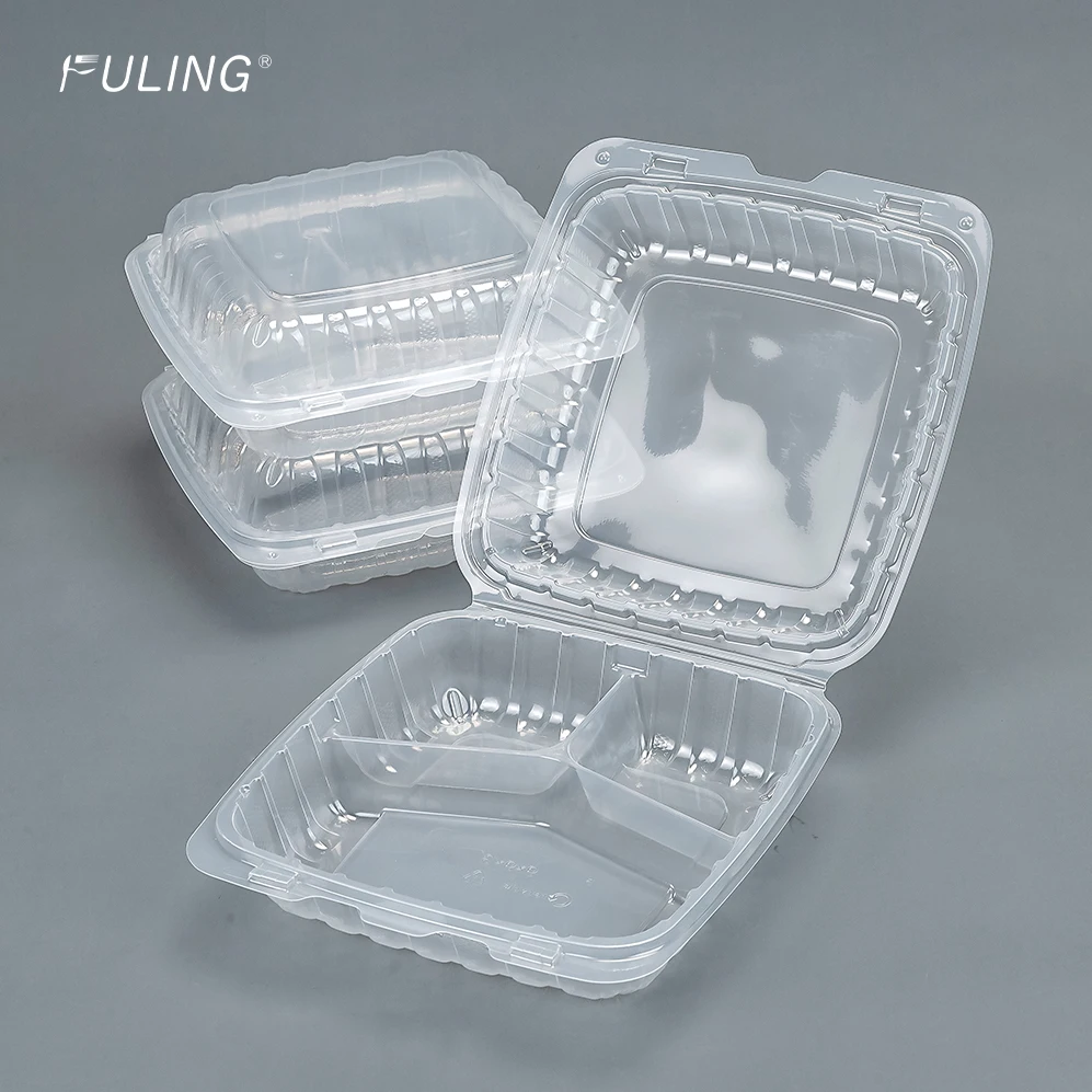 Microwavable Food Grade Disposable Clamshell Boxes