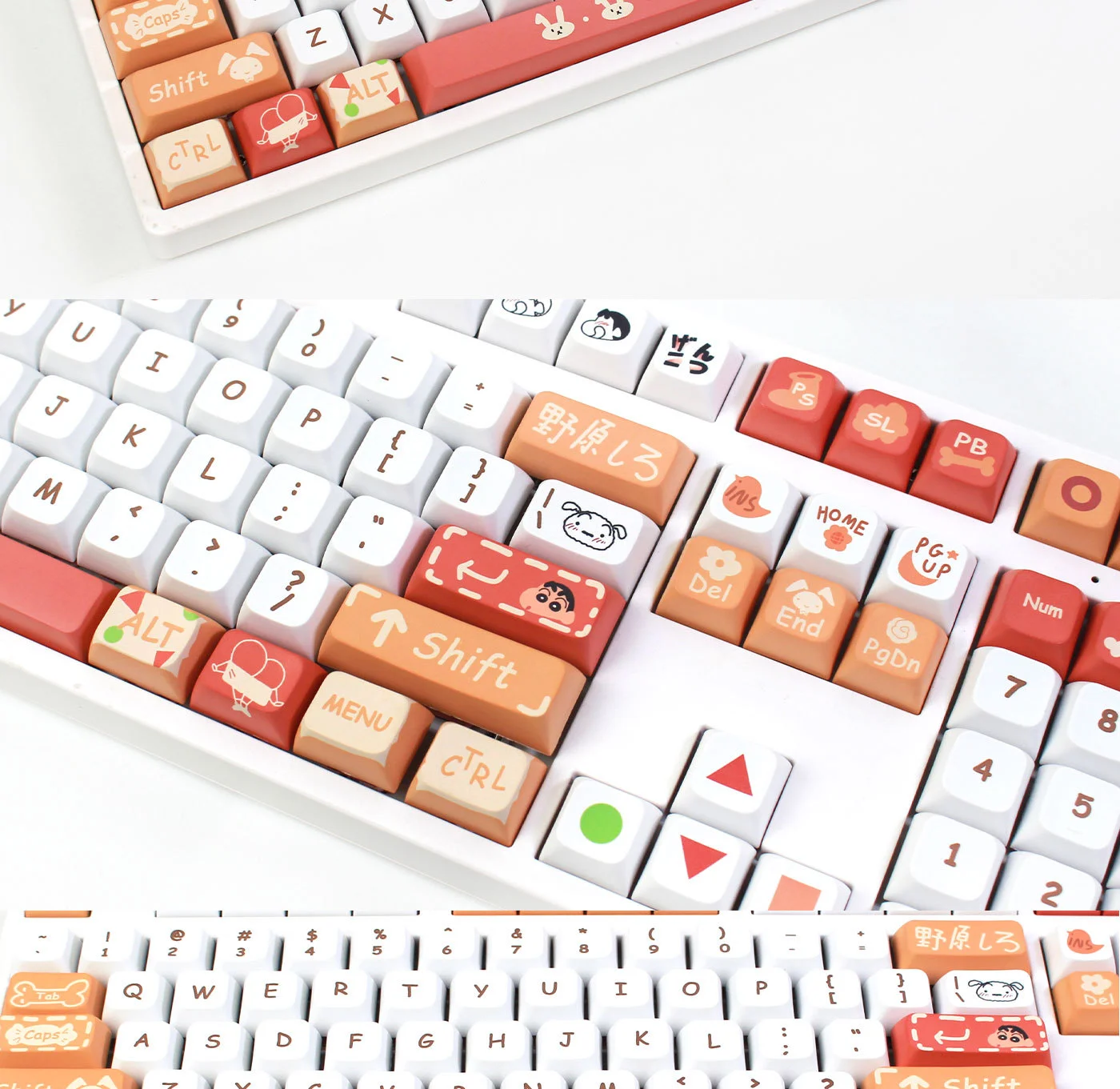 BANRUO Custom Mechanical Keyboard Keycaps - Artisan Anime